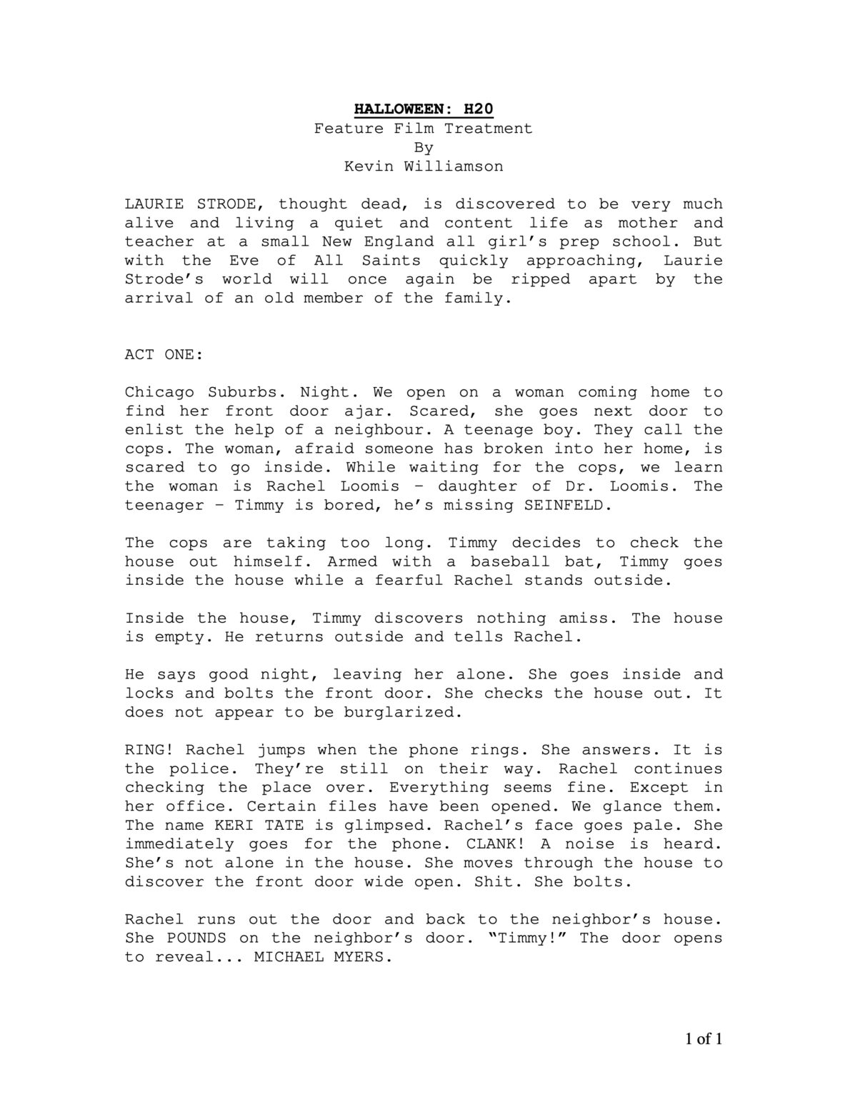 Halloween Scripts - 45 Lampkin Lane